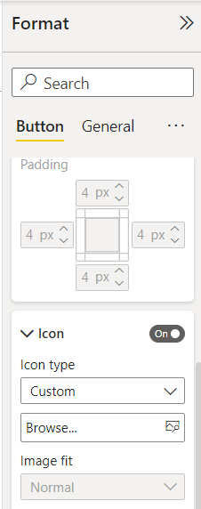 How to Create a Custom Icon for a Power BI Button