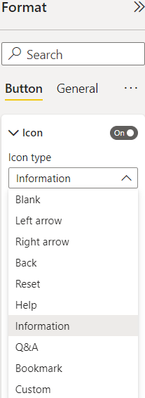 How to Create a Custom Icon for a Power BI Button